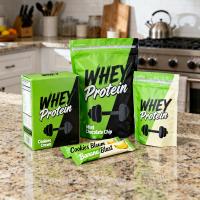 China Custom Order Food Industrial Ziplock Re-sealable Packaging Bag with Valve Plastic Bag Healthy Flavor Whey Protein Powder for sale