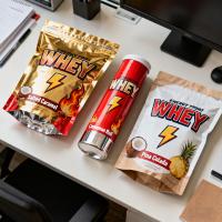 China Custom Size Accepted Foodgrade Whey Protein Powder Packaging Full Color Print Moisture Proof Ziplock Flat Bottom Aluminum Foilbag for sale