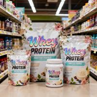 China Food Industrial Custom Logo Holographic Mylar Ziplock Bag Whey Protein Powder Packaging Priority Shipping Worryfree Logistics for sale