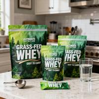 China Food Industrial Custom Logo Holographic Mylar Ziplock Bag Whey Protein Powder Packaging Priority Shipping Worryfree Logistics for sale