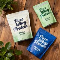 China Sushi Custom Size Accepted Plastic Bag Printing Pack Custom Flavor Whey Protein Powder Pouch Stand Food Mylar Bag Delivery for sale