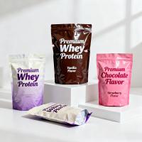 China Sushi Custom Size Accepted Plastic Bag Printing Pack Custom Flavor Whey Protein Powder Pouch Stand Food Mylar Bag Delivery for sale
