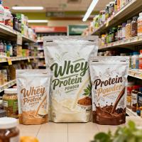 China Zipper Bag Custom Size Accepted Custom Packaging Bag Logo VU Standing Pouch Soft Food Packaging Whey Protein Powder Bags for sale