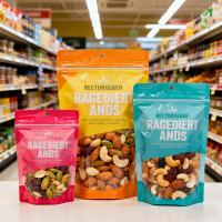 China Food Industrial PE AL Plastic Ziplock Resealable Packaging Plastic Bag Standup Pouch Mylar Bag Smellproof Flavor Nut for sale