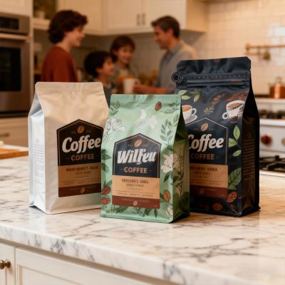 China Custom Order Coffee Packaging Plastic Bag Ziplock Pull Tab Air Valve Aluminum Foil Holographic Mylarbag LowMOQ Custom Logo UV for sale