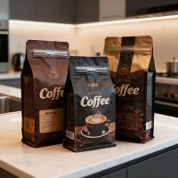 China Custom Size Accepted Moisture Proof Smellproof Food Packaging Bag Airvalve Pouch Pull Tab Ziplock Reusable Seal Coffee Mylar Bag for sale