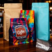 China Custom Size Accepted Moisture Proof Smellproof Food Packaging Bag Airvalve Pouch Pull Tab Ziplock Reusable Seal Coffee Mylar Bag for sale