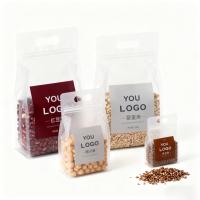 China PE Plastic Transparent Food Packaging Bag Food Grade Degradable Environmental Protection Safe Contact Logo Accepted for sale