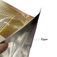 China PE Plastic Customized Protein Powder Shake Standing Up Bag Resealable Packaging Bag Printed Logo Aluminum Food Packaging for sale