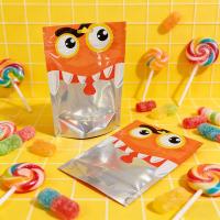 China PE Plastic Food Safe Contact Packaging Bag Eco Smell Proof Stand Up Pouch Ziplock Re-sealable Candy Mylar Bag with Window for sale
