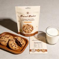 China Gravure Printing Customized Food Packaging Bags Ziplock Food-grade Laminated Mylar Bags Matte Stand-up Self-sealing Biscuit Candy for sale