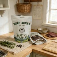 China Service Provided Custom Food Grade Mylar Beef Jerky Packaging Plastic Bag Ziplock Moisture Proof Leak Proof Freshness Preserving for sale