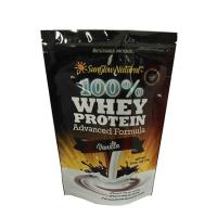 China Food Industrial Custom Protein Powder Packaging Bag Resealable Oat Bag with Logo Printed Matte Plastics Mylar Pouch for sale