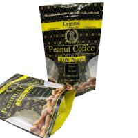 China Recyclable MOPP PET PE Custom Coffee Packaging Bags Clear Window Standing Pouch Zipper Resealable Printed Logo Plastics for sale