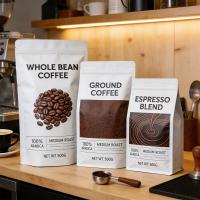 China Custom Printed Stand-Up Pouch with High Barrier Protection and Aroma Lock Technology for Coffee for sale