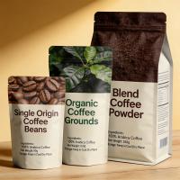 China Custom Printed Stand-Up Pouch with High Barrier Protection and Aroma Lock Technology for Coffee for sale