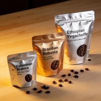 China Custom Printed Mylar Coffee Bags with High Barrier Protection and Aroma Lock Technology for Freshness for sale