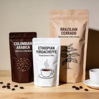China Custom Printed Mylar Coffee Bags with High Barrier Protection and Aroma Lock Technology for Freshness for sale