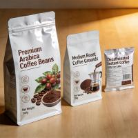China Custom Printed High Barrier Protection Coffee Bag with Aroma Lock Technology Stand-up Pouch for sale