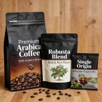China Custom Printed High Barrier Protection Coffee Bag with Aroma Lock Technology Stand-up Pouch for sale