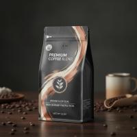 China Custom Printed High Barrier Protection Stand-Up Pouch with Aroma Lock Technology for Coffee for sale