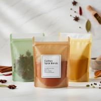 China Custom Recyclable Food Grade Spice Bags with Zipper Top for Compliant Exports and Custom Size Accepted for sale