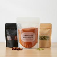 China Custom Recyclable Stand-Up Ziplock Food Grade Spice Bags for Aroma-Lock and Moisture-Proof Packaging for sale