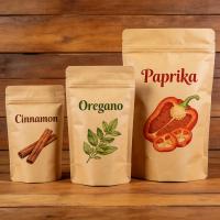 China Biodegradable Food Grade Stand-up Pouch with Custom Printing and Ziplock Closure for sale