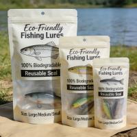 China Recyclable Fishing Bait Bag with Zipper Seal and Customized Printing for Brand Differentiation for sale