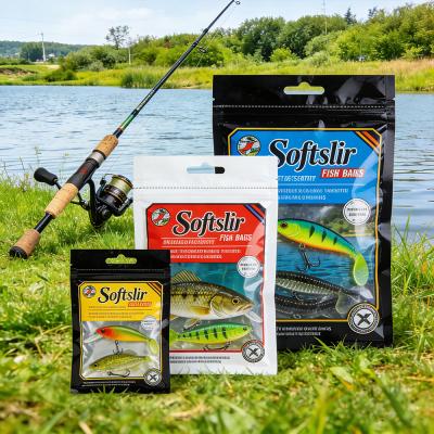 China Recyclable Fishing Bait Bag with Zipper Seal and Customized Printing for Brand Differentiation for sale