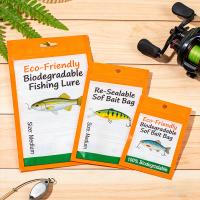 China Recyclable Fishing Bait Bag with Zipper Seal and Customized Printing for Brand Differentiation for sale