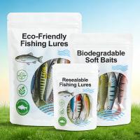 China Custom Printed Recyclable Fishing Bait Packaging Bag with Zipper Seal for Long Outdoor Storage for sale