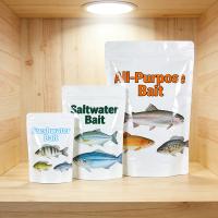 China Recyclable Customized Printing Fish Bait Pouch with Zipper Seal for Eco-Friendly Bait Packaging for sale