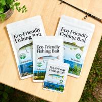 China Recyclable Customized Printing Fish Bait Pouch with Zipper Seal for Eco-Friendly Bait Packaging for sale