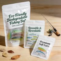 China Recyclable Fishing Bait Bag with Customized Printing and Zipper Seal for Secure Bait Packaging for sale