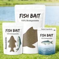 China Recyclable Fishing Bait Bag with Customized Printing and Zipper Seal for Secure Bait Packaging for sale