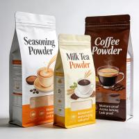 China Biodegradable High Barrier Moisture Proof Stand Up Pouch with Customized Logo Print for Powder and Food Packaging for sale