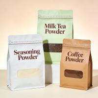 China Moisture Odor Proof High Barrier Biodegradable Stand Up Pouch for Food Powder Packaging with Custom Print for sale