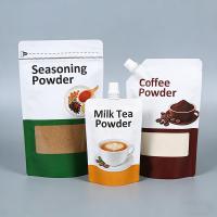 China Customized Biodegradable High Barrier Stand Up Pouch for Powder Bag with Zipper Top and Gravure Printing for sale