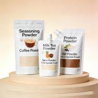 China Customized Biodegradable High Barrier Stand Up Pouch for Powder Bag with Zipper Top and Gravure Printing for sale