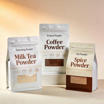 China Customized Biodegradable High Barrier Stand Up Pouch for Powder Bag with Zipper Top and Gravure Printing for sale