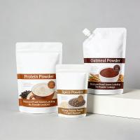 China Moisture Odor Proof Biodegradable High Barrier Stand Up Pouch for Food Powder Packaging with Custom Logo Print for sale