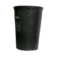 China Carborundum Graphite Straight Cylindrical Crucible for Induction Furnaces - 400°C to 1600°C Temperature Range for sale