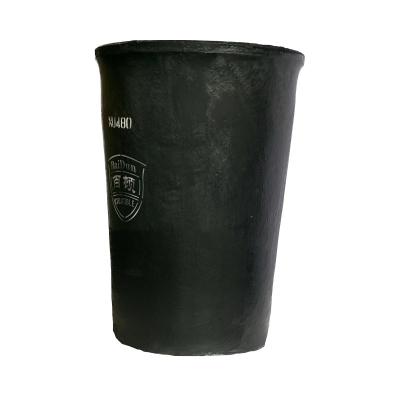 China Carborundum Graphite Straight Cylindrical Crucible for Induction Furnaces - 400°C to 1600°C Temperature Range for sale