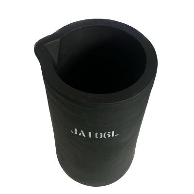 China Silicon Carbide Graphite Crucible with Pouring Nozzle - 1600°C Heat Resistance, 40-50 W/mK Thermal Conductivity for sale