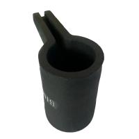 China Heat Resistance Silicon Carbide Graphite Crucible with Pouring Nozzle - 1600°C Temperature, 40-50 W/mK Thermal Conductivity for Metal Melting for sale