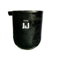 China Isostatic Pressing Silicon Carbide Graphite Crucible with Pouring Nozzle - 40-50 W/mK Thermal Conductivity for Metal Melting for sale