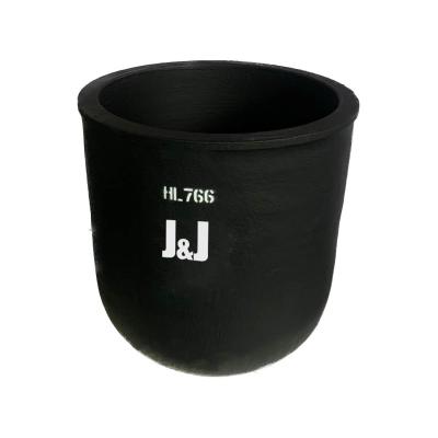 China Round Conventional Crucible for Metal Melting - 400℃ to 1600℃ Temperature Range with 2-5x Longer Service Life for sale