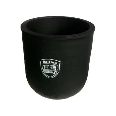 China Silicon Carbide Graphite Crucible 150kg Capacity with 1650°C Max Temperature for Metal Melting for sale