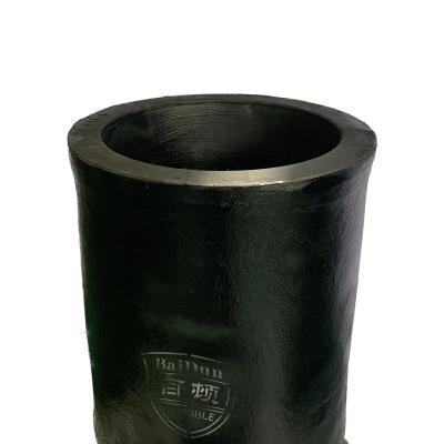 China Round Induction Furnace Crucible 150kg Capacity Silicon Carbide 1650°C Temperature Resistant for sale
